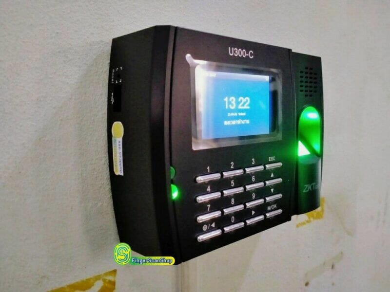 งานติดตั้ง ZKTeco U300-C - FingerScanShop